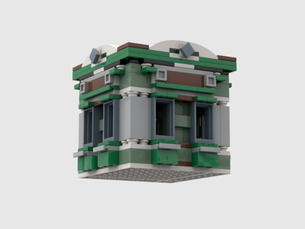 LEGO MOC green mini booth by cassieLiu | Rebrickable - Build with LEGO