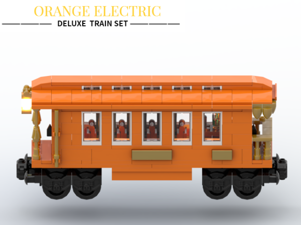 LEGO MOC-161026 Orange Electric Deluxe Train by Danjo_trains ...
