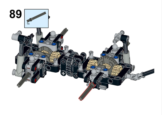 LEGO MOC Mercedes Benz Actros SLT 4163 truck 8X4 RC tractor by LingKong ...