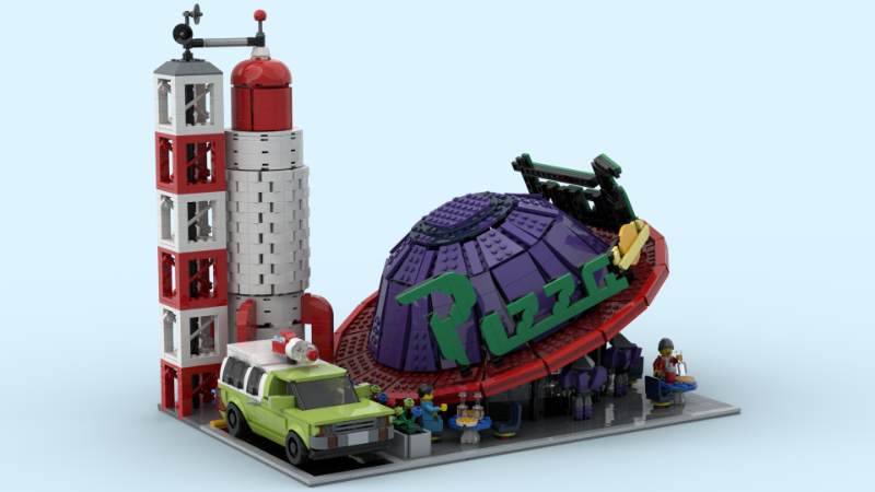 LEGO MOC Pizza Planet Modular Building by lego_modular_building ...