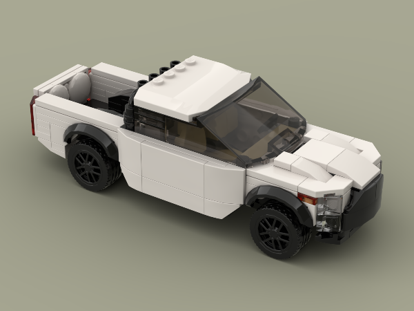 LEGO MOC Ford F-150 Truck (white) by Lego_Industries | Rebrickable ...