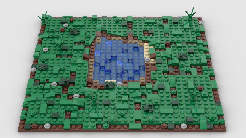 LEGO MOC-218468 Pond Battle Plate by RMC1138 | Rebrickable - Build with ...