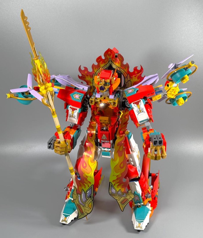 Review: 80057-1 - Nezha's Ring of Fire Mech | Rebrickable - Build with LEGO