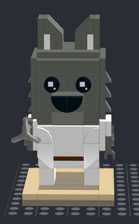 LEGO MOC The Bad Guys - Mr. Wolf and Gov. Foxington Brickheadz by ...