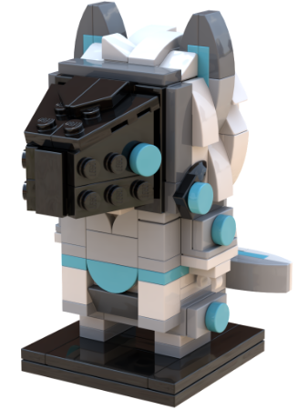 LEGO MOC-205409 Furry Protogen Brickheadz by Tye Thorntail ...