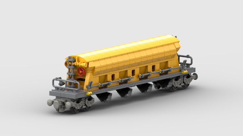 LEGO MOC Grain Hopper / Getreide Waggon by Kroko_Bricks | Rebrickable ...