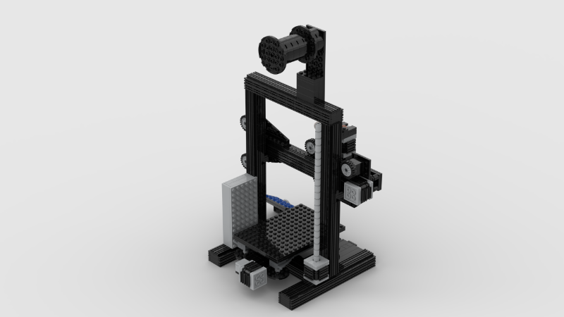 LEGO MOC ender 3 pro 3D printer by brrrt | Rebrickable - Build with LEGO
