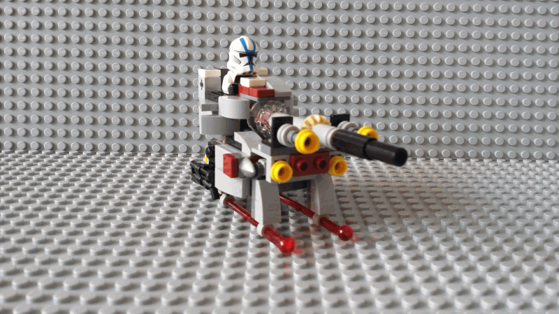 LEGO MOC-152355 ST-SC SW-345.3 "Snow Terrain Sleigh Cannon" by A.Fool ...