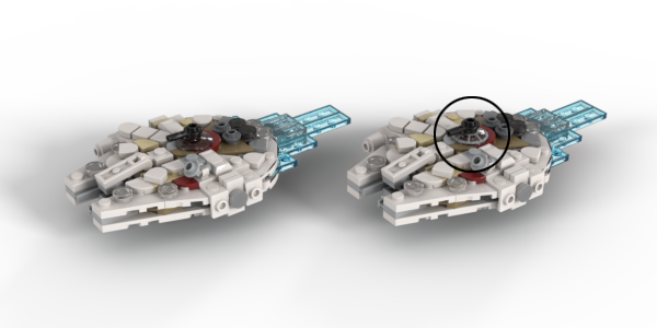 LEGO MOC Ultramicro M.falcon Roller coaster Concept Stand Alone version ...