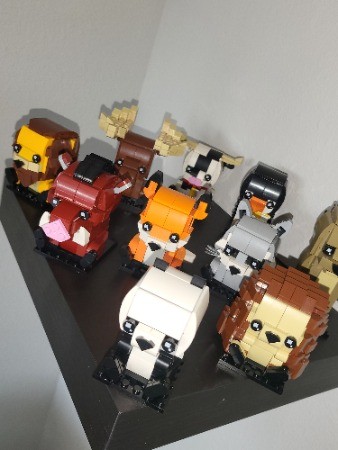 LEGO MOC Raccoon by Hiddenface | Rebrickable - Build with LEGO