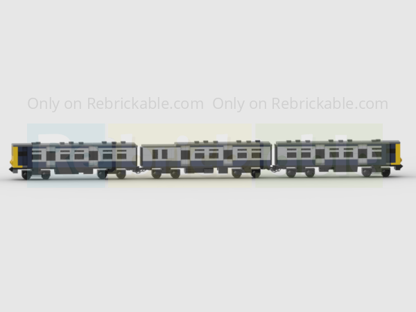 LEGO MOC-148430 4-Wide BR Blue Livery Class 313 3 Carriage EMU Train by ...