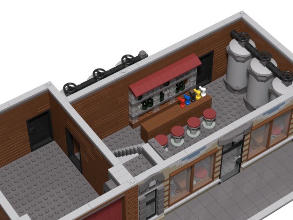 LEGO MOC Brickstone Brewery & Comedy Club Modular Building by ...