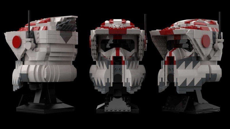 LEGO MOC Helmet Clone Sergent Hound by Alex_BricKartuss | Rebrickable ...