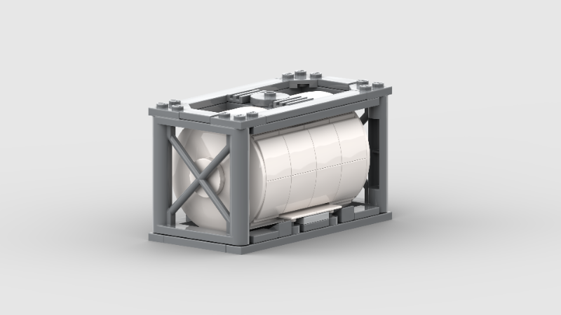 LEGO MOC Tank Container by Kroko_Bricks | Rebrickable - Build with LEGO