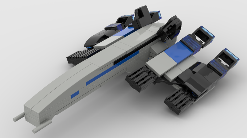 LEGO MOC Mini SSV Normandy SR-2 [ME-3] by Legofanfan2021 | Rebrickable ...