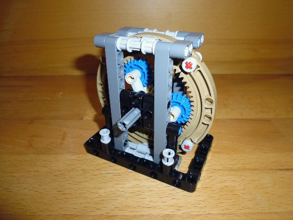 LEGO MOC Blue Planetary Gear Set by Stef234 | Rebrickable - Build with LEGO