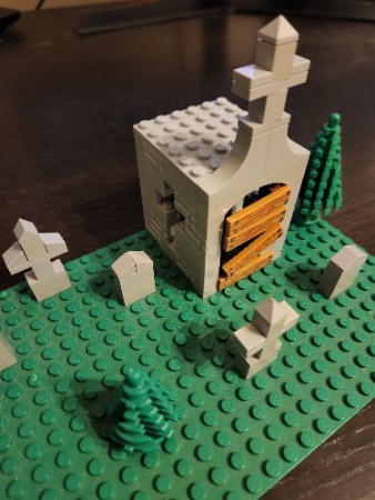 LEGO MOC Mausoleum/Crypt by Stoffles | Rebrickable - Build with LEGO