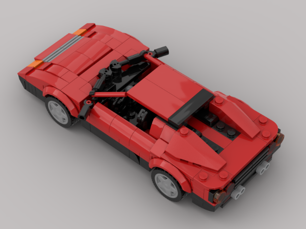 LEGO MOC Ferrari 512BB by atkinson76 | Rebrickable - Build with LEGO