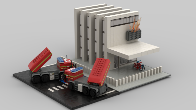 LEGO MOC Futuristic Autonomous Firetruck by Futurism_Lego | Rebrickable ...