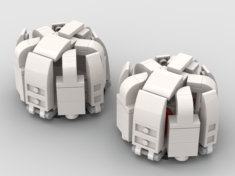 LEGO MOC Lego Legion Imperialis-Legiones Astartes Drop Pods by GargonLe ...