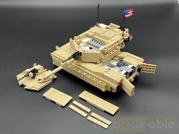 LEGO MOC M1A2 Abrams SEP TUSK II by lukemocs | Rebrickable - Build with ...