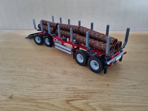 LEGO MOC logging trailer for logging truck 9397 by KoenW | Rebrickable ...