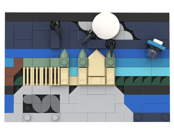 LEGO MOC HP postcard by 菲菲家的金子 | Rebrickable - Build with LEGO