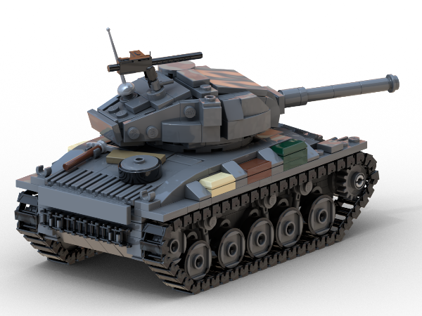 LEGO MOC M24 Chaffee US Light Tank by IScreamClone | Rebrickable ...