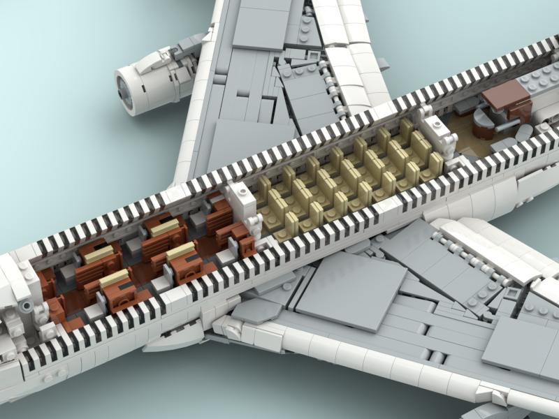 LEGO MOC-232258 Qantas Airbus A380 by ryangc_productions | Rebrickable ...