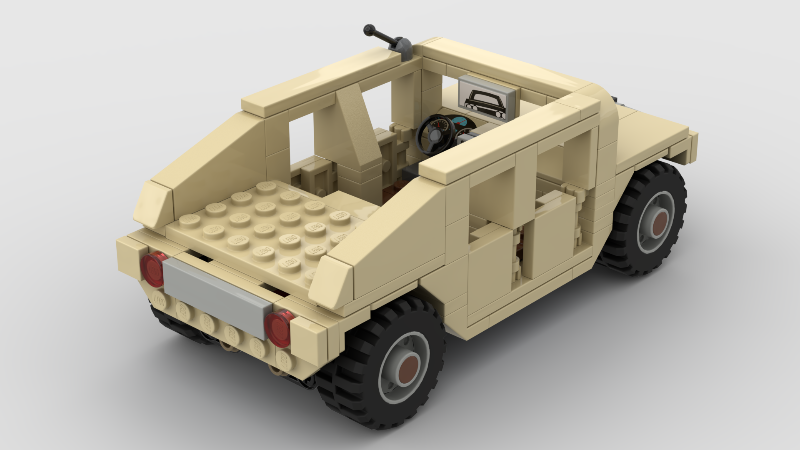 LEGO MOC HUMMER H1 by ABSAAR | Rebrickable - Build with LEGO