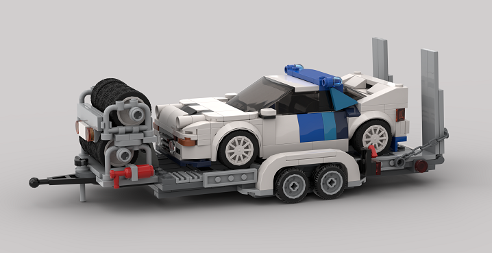LEGO MOC Deluxe Race or Rally Trailer by JMPmodels | Rebrickable ...