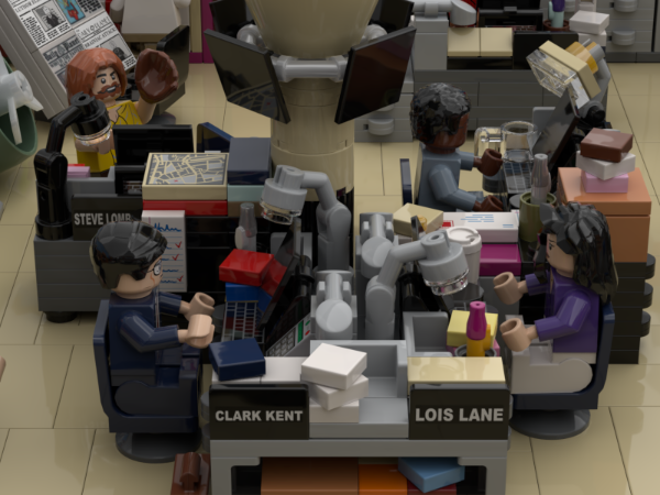 LEGO MOC Daily Planet Bullpen by Dynaguy | Rebrickable - Build with LEGO