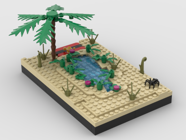 LEGO MOC Desert Oasis by The__MOC__dude | Rebrickable - Build with LEGO