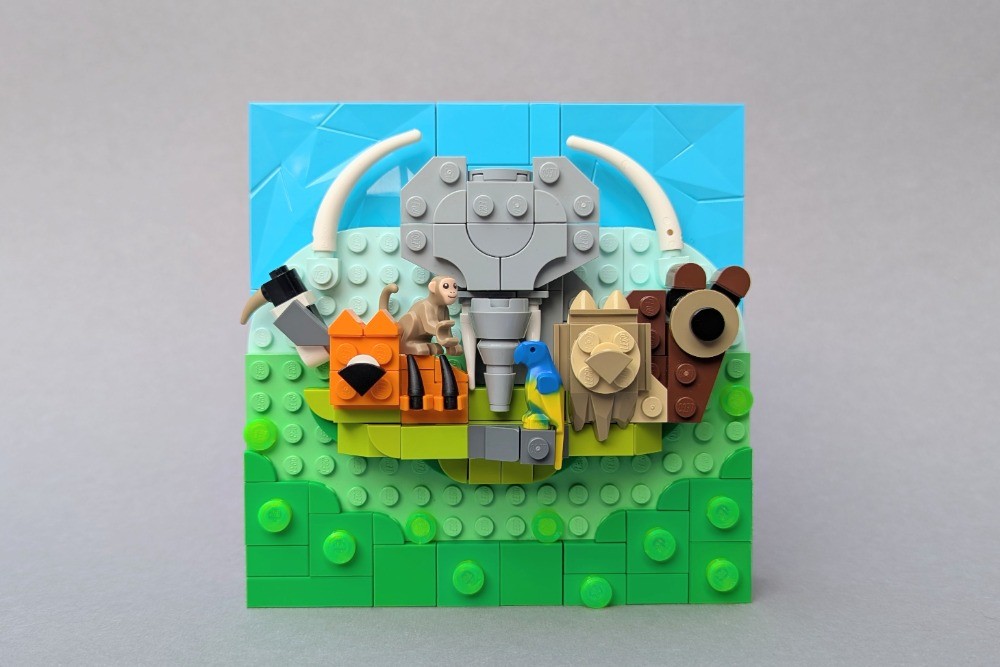 LEGO MOC Ark Nova Cover Art by Zwecklos | Rebrickable - Build with LEGO
