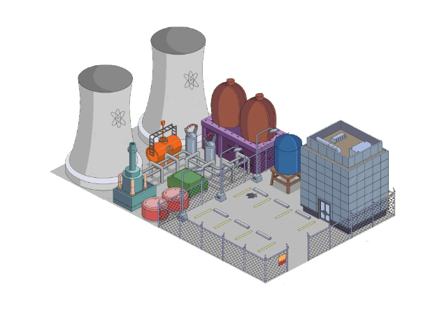LEGO MOC-205666 Springfield Nuclear Power Plant (The Simpsons) by ...