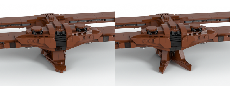 LEGO MOC Micro Size C-9979 Landing Craft(ship) : No Stand Version by ...