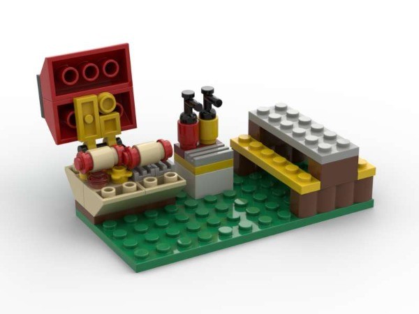 LEGO MOC BBQ by AryaCreates | Rebrickable - Build with LEGO