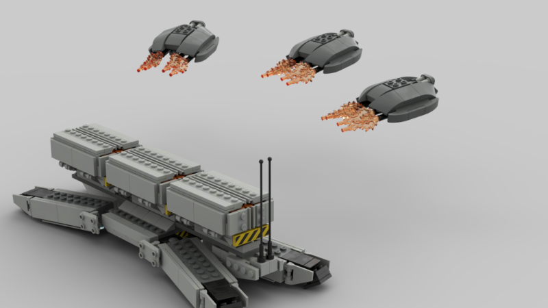 LEGO MOC Heavy Armored Drone by Futurism_Lego | Rebrickable - Build ...