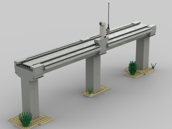 LEGO MOC Futuristic Elevated Train Bridge by Futurism_Lego ...