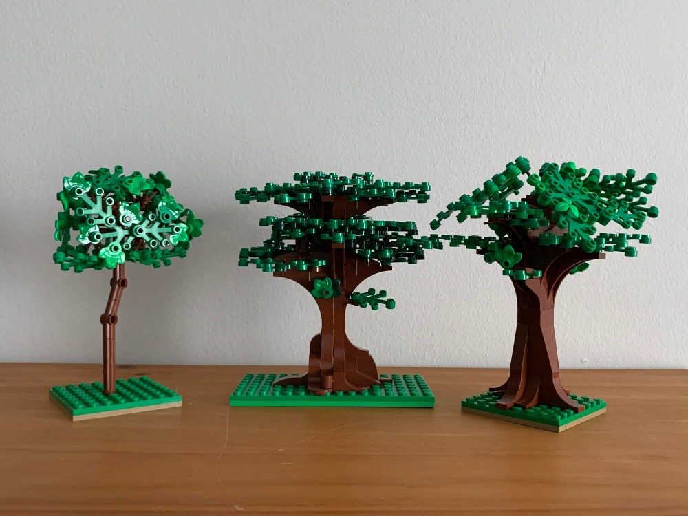 LEGO MOC-248940 Some Trees by longjuansilver | Rebrickable - Build with ...