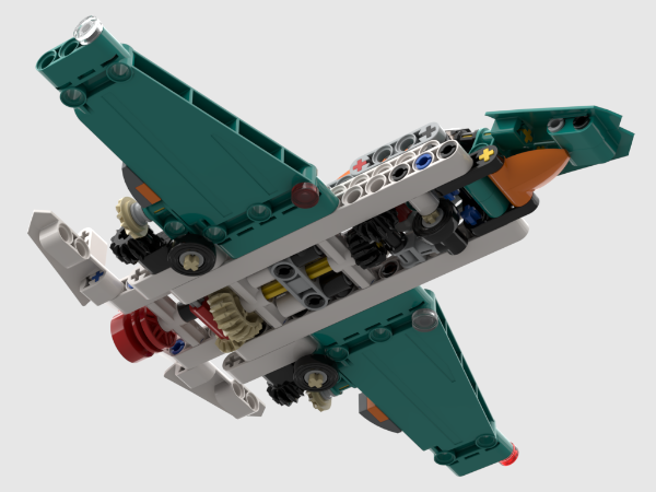 LEGO MOC Jet Plane with Retractable Landing Gear by Raptor9889 ...