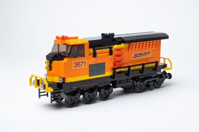 LEGO MOC BNSF Freight Locomotive (GE Evolution Tier 4) by eggybricks ...