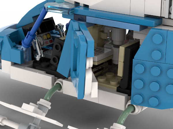 LEGO MOC Bell-206 JetRanger new by Czifi | Rebrickable - Build with LEGO