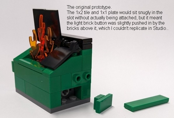 LEGO MOC Dumpster Fire by AntOrman | Rebrickable - Build with LEGO