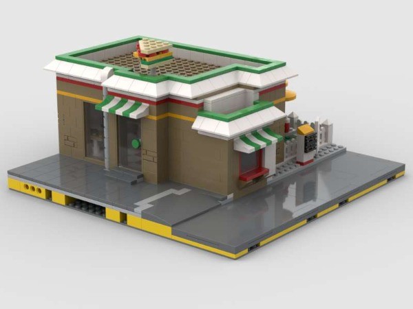 LEGO MOC Sandwich Shop by grtigger | Rebrickable - Build with LEGO