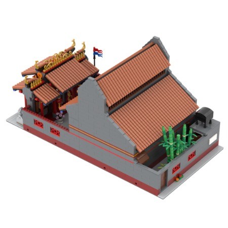 LEGO MOC-177083 Modular Chinese Temple Interios and Backyard by ...