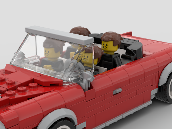 LEGO MOC-214787 Mercedes-Benz W112 300SE convertible by kjuraszek ...