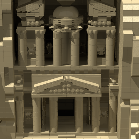 LEGO MOC Petra / al-Batrā by ModulAREbricks | Rebrickable - Build with LEGO
