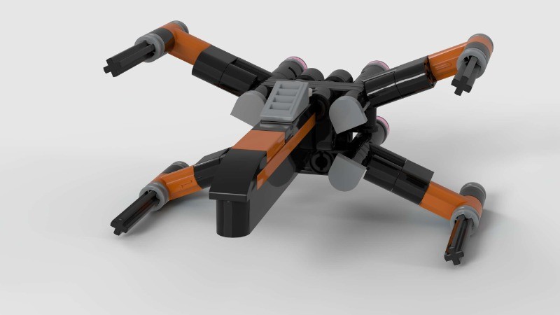 LEGO MOC TECHNIC T70 X WING STARFIGHTER by pins_n_liftarms ...