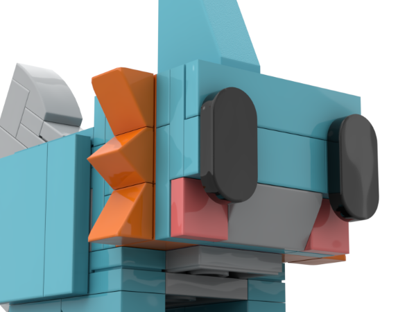 LEGO MOC Mudkip Pokemon Brickheadz by Tobiasz250 | Rebrickable - Build ...